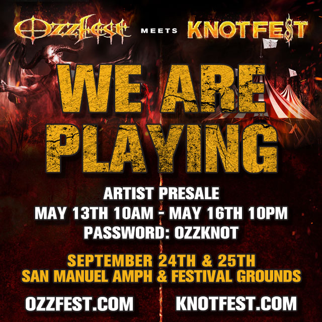 » Blog Archive Mega Festivals Unite - OZZFEST MEETS KNOTFEST