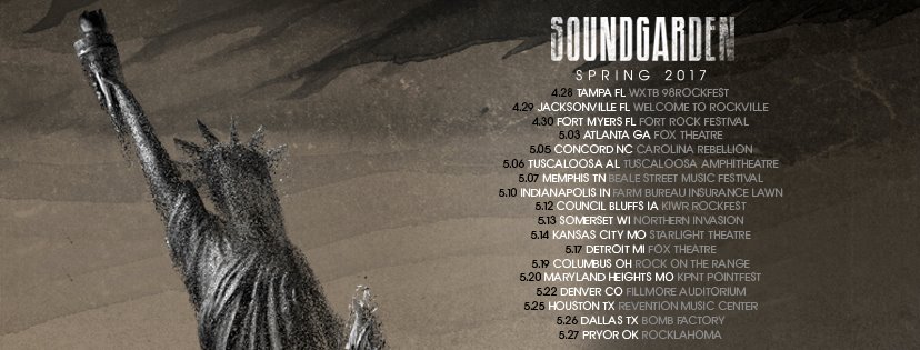 » Blog Archive Soundgarden Announce North American Tour