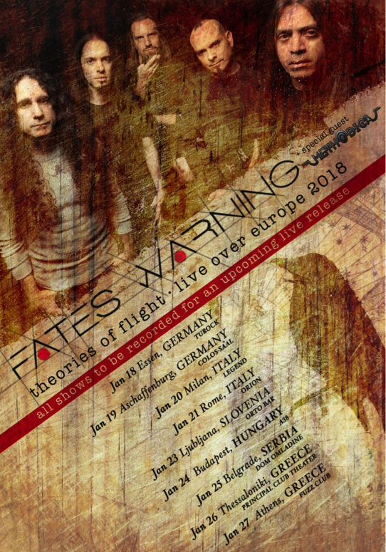 » Blog Archive FATES WARNING - To mix live album with Jens Bogren!